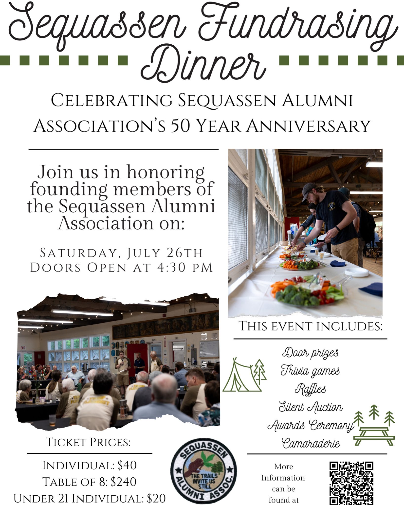 Sequassen Fundraiser Dinner – July 26, 2025 – Connecticut Yankee ...