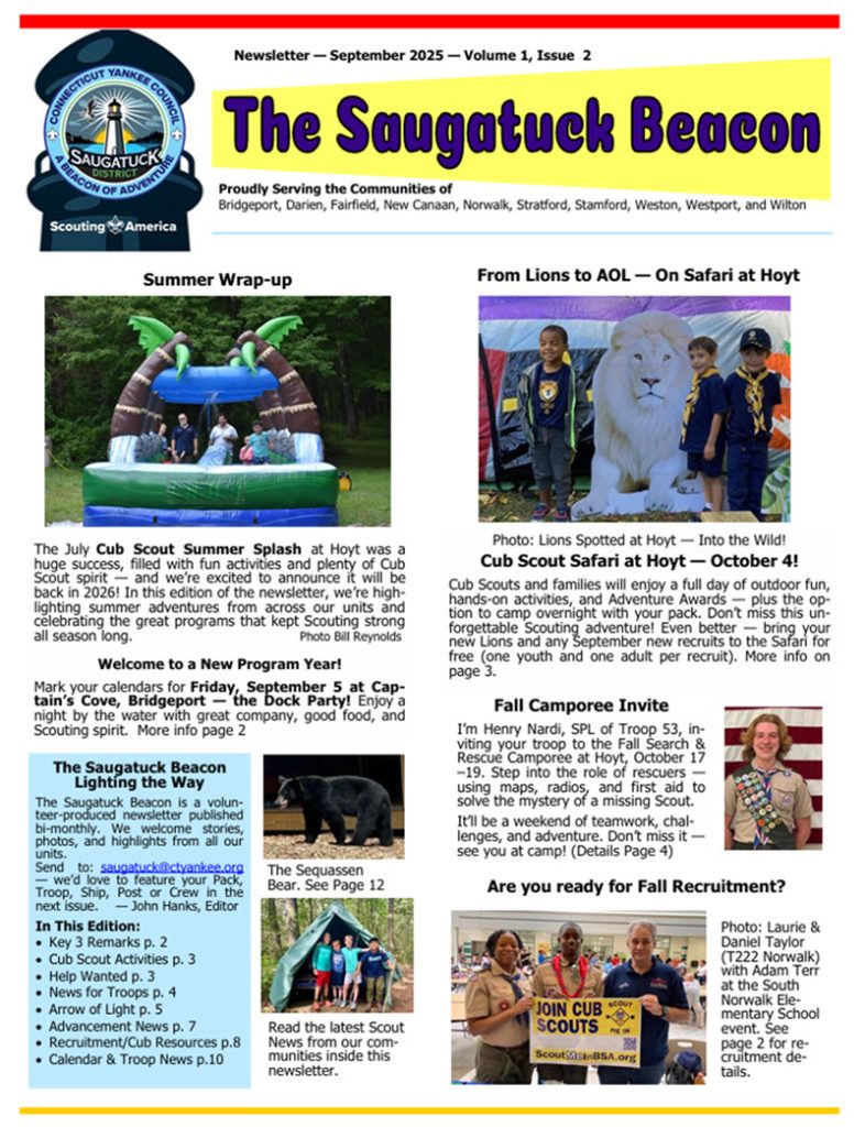 Saugatuck District – Connecticut Yankee Council, Scouting America